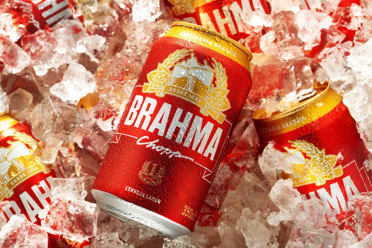 Brahma博浪啤酒logo设计含义及啤酒品牌设计理念-三文品牌